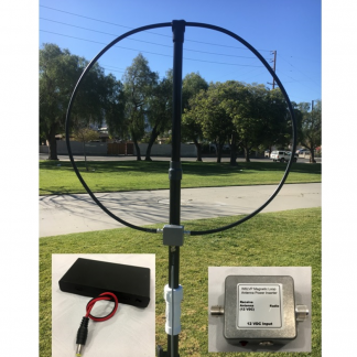 W6LVP Amplified Receive-Only Magnetic Loop Antenna – With Power ...