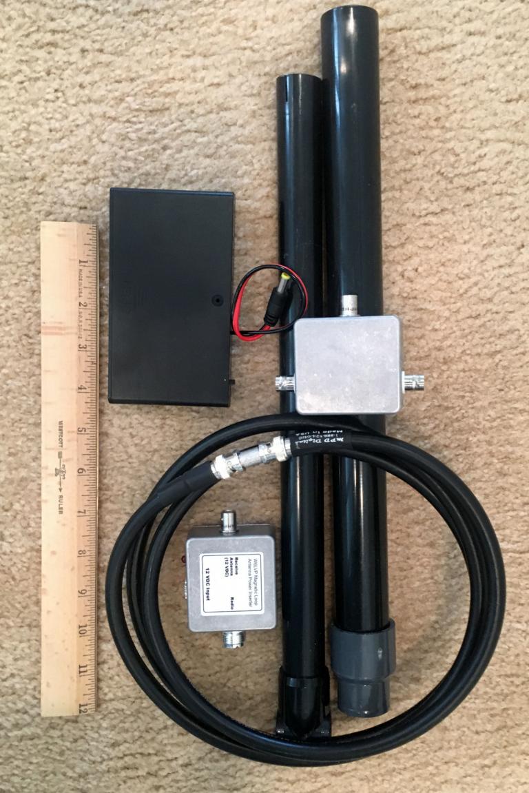 W6LVP Amplified Receive-Only Magnetic Loop Antenna – Portable Version ...